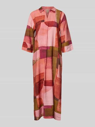 Soyaconcept Relaxed Fit Midikleid aus Viskose-Mix Modell Catania