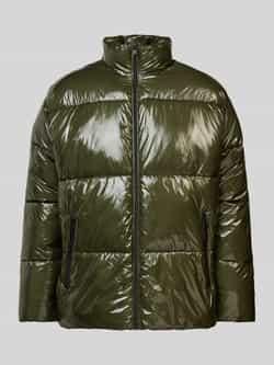 Karl Lagerfeld Steppjacke mit Rei&szlig;verschlusstaschen