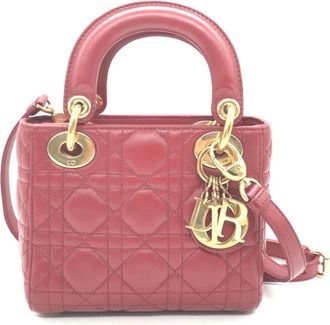 Dior Femme, Sacs, Rose, Taille: ONE Size Mini Lady Dior Handbag