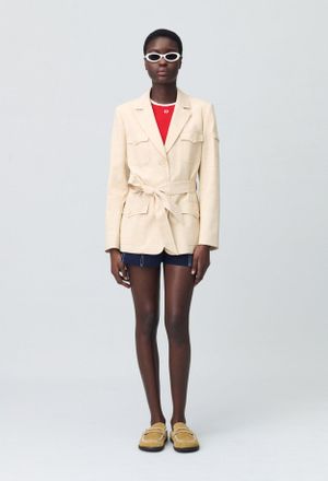 Claudie Pierlot G&uuml;rtel-Safari-Jacke