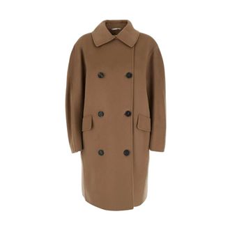 Max Mara Manteaux crois&eacute;s - Femme - Manteaux - Beige - Taille: 36 FR