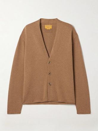 Guest In Residence Cardigan Oversize En Cachemire Everywear - Marron