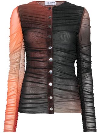 The Attico Hemd mit Farbverlauf - Rot