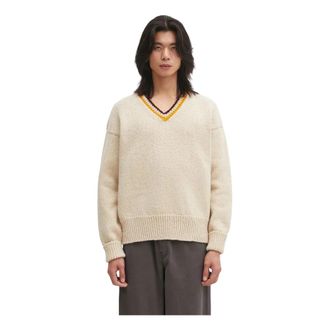 Visvim V-neck Strickware - - Knitwear - Herren - Beige - L