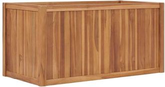 vidaXL Lit surélevé 100x50x50 cm Bois de teck solide Vidaxl