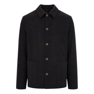 A.P.C. Einfache Wolljacke - - Jackets - Herren - Braun - S
