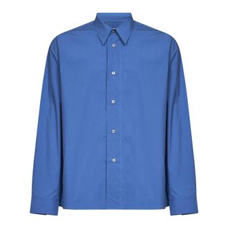 STUDIO NICHOLSON Homme, Chemises, Bleu, Taille: M Hal Shirt