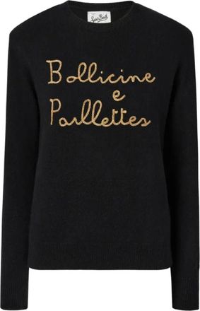 MC2 Saint Barth Femme, Pulls, Noir, Taille: 40 FR New Queen SweaT-shirt