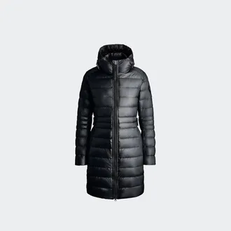 Canada Goose Cypress Kapuzenjacke mit Black Label (Weiblich, Black, XXS)