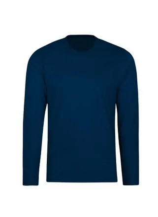 Trigema T-Shirt TRIGEMA Langarmshirt aus 100% Baumwolle (1-tlg)