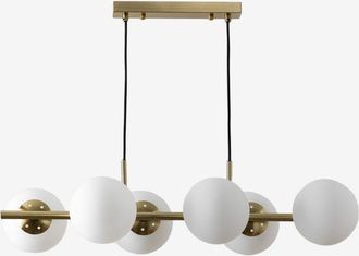 Sklum Sklum - Plafonnier en fer et boules de verre Uvol &x2194&xFE0E 80 cm