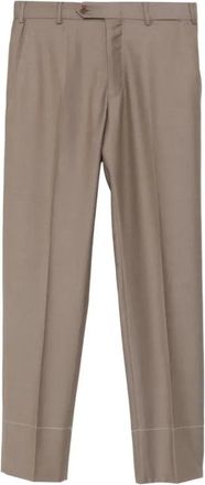 Brioni Homme, Pantalons, Brun, Taille: M Pantalon &agrave; Pinces Tigullio