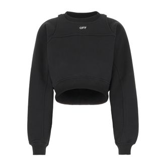 Off-white Felpa - - Sweatshirts & Hoodies - Damen - Schwarzk - M