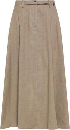 Seventy Femme, Jupes, Brun, Taille: 34 FR Gonna in misto lino