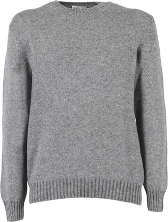 Settefili Cashmere pull à col rond - Gris