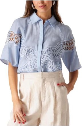 Copenhagen Muse Damen, Blusen & Hemden, Blau, MGr&ouml;&szlig;e