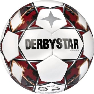 DERBYSTAR Atmos Aps V22 Fußball Weiss Schwarz Rot 5