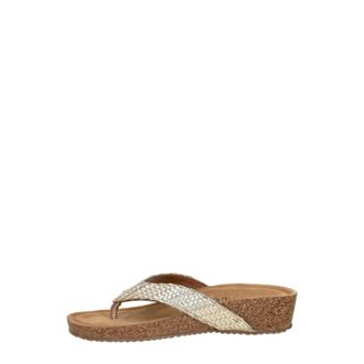 Lazamani Leia Teenslippers - - Shoes - Damen - Gelb - 37 EU