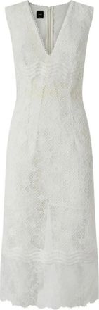Pinko Pinko, Femme, Robes, Blanc, Taille: 40 FR Audrey Midi Dress