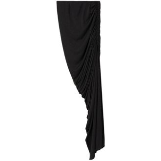 AZ FACTORY Rock mit Raffung und seitlichem Schlitz - - Skirts - Damen - Schwarzk - M