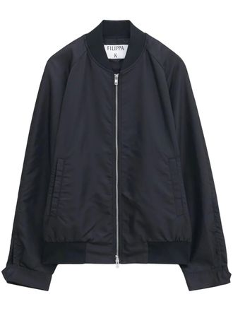 Filippa K veste bomber &agrave; boutons pression - Noir