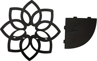 Generic Ausstellungsregal, Blumenwandregale, hohles Eckregal f&uuml;r Wandmontage, Mehrzweck-Aufbewahrungsregale, dekoratives Eckregal f&uuml;r Studio, Wohnzimmer