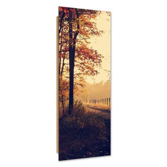 Feeby Wandbild Landschaft Modern Deko Kunst Bilder Baum Braun 40x100 cm