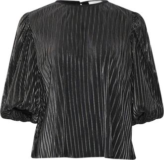 Noella Shelly-Bluse in Marineblau/Blau