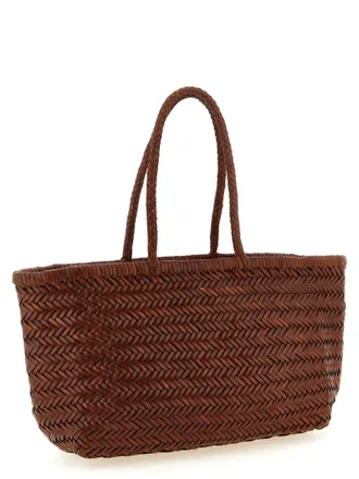 Dragon Diffusion Bamboo Triple Jump Shoulder Bag - Brown