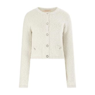 Guess Femme, Pulls, Blanc, Taille: 40 FR Cardigan Court