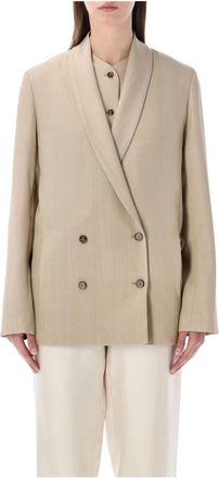 Loulou Studio Femme, Vestes, Beige, Taille: 36 FR Blazers