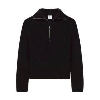 Courrèges Damen, Strickwaren, Schwarzk, SGröße