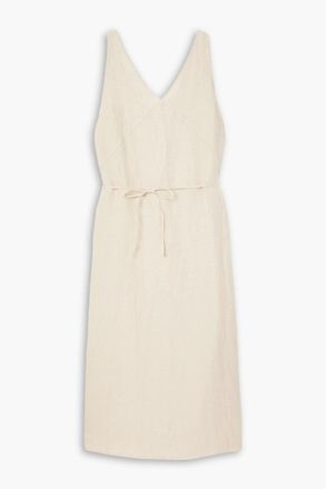 Deiji Studios The Slip Midikleid aus Leinen - Neutral - XS/S