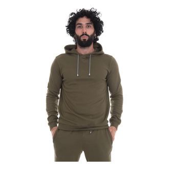 Hindustrie Kapuzenpullover aus Stretchstrick - - Sweatshirts & Hoodies - Herren - Gr&uuml;n - M