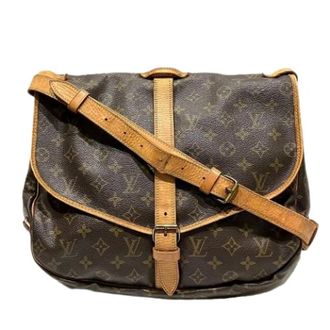 Louis Vuitton Pre-owned Saumur Monogram Schultertasche - - Pre-owned - Damen - Braun - ONE SIZE