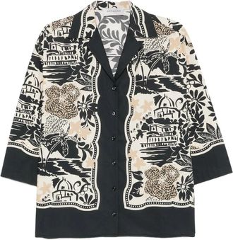 Ermanno Scervino Femme, Blouses et Chemises, Multicolore, Taille: 42 FR Mfb61 Mandorla Camicia