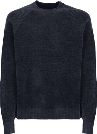 Roberto Ricci Design Rrd, Homme, Pulls, Bleu, Taille: 2XL Pull en Velours Bleu pour Homme