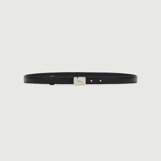 SOEUR CEINTURE NINON MINI NOIR FERMOIR ARGENT&Eacute;