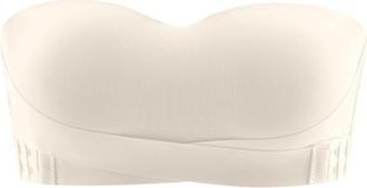 Generic Soutien Gorge Invisible Soutien Gorge sans Armature Brassiere Femme sans Armature De Classique Sport Yoga Non Rembourr&eacute;e Seamless T-Shirt Bralette Dos