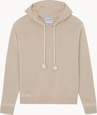 Kujten Pull &agrave; capuche fils torsad&eacute; - Pull Hoodie Bakia Bico