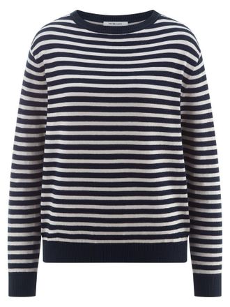 Peter Hahn Rundhals-Pullover aus 100% SUPIMA-&shy;Baumwolle Peter Hahn blau