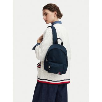 Tommy Jeans Rucksack Tommy Jeans Tjw Ess Daily Dome Backpack AW0AW18648 Dunkelblau