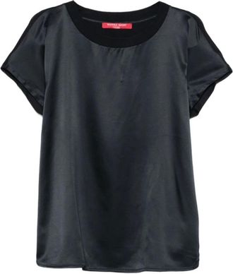 Marina Rinaldi Femme, Tops, Bleu, Taille: 42 FR T-Chemises