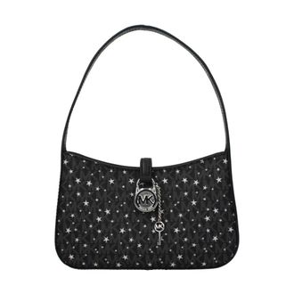 Michael Kors Femme, Sacs, Noir, Taille: ONE Size &Eacute;l&eacute;gant sac &agrave; main en tissu
