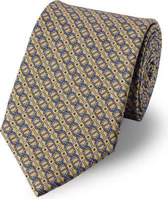 CHARLES TYRWHITT Krawatte aus Seide mit Print - Gelb