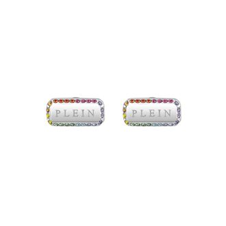 Philipp Plein Ohrringe - Ohrringe Plein Tag - Gr. unisize - in Silber - f&uuml;r Damen