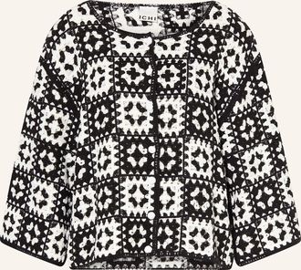 Ichi Strickjacke Ihbandie weiss