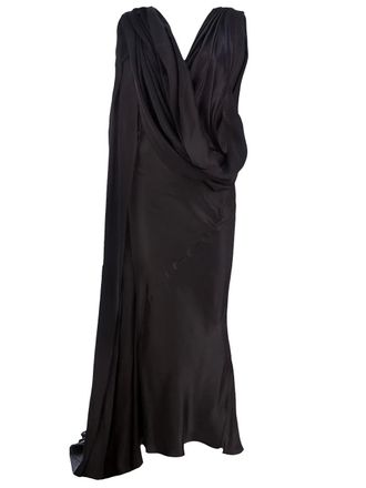 Haider Ackermann Robe drap&eacute;e transformable - Noir