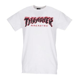 Thrasher Homme, Tops, Blanc, Taille: XL T-Chemises
