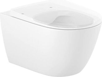 Roca Roca - Ona Toilettensch&uuml;ssel ohne Sp&uuml;lrand und unsichtbare Befestigungen, Wei&szlig; (A346687000)
